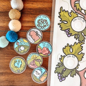 Jesus' I Am Statements Printable Bible Study, Sunday School Lesson ...