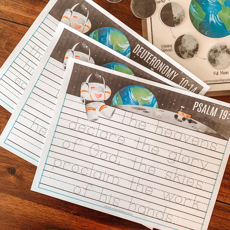 Space Unit Study, Printable Outer Space Curriculum, Kindergarten ...