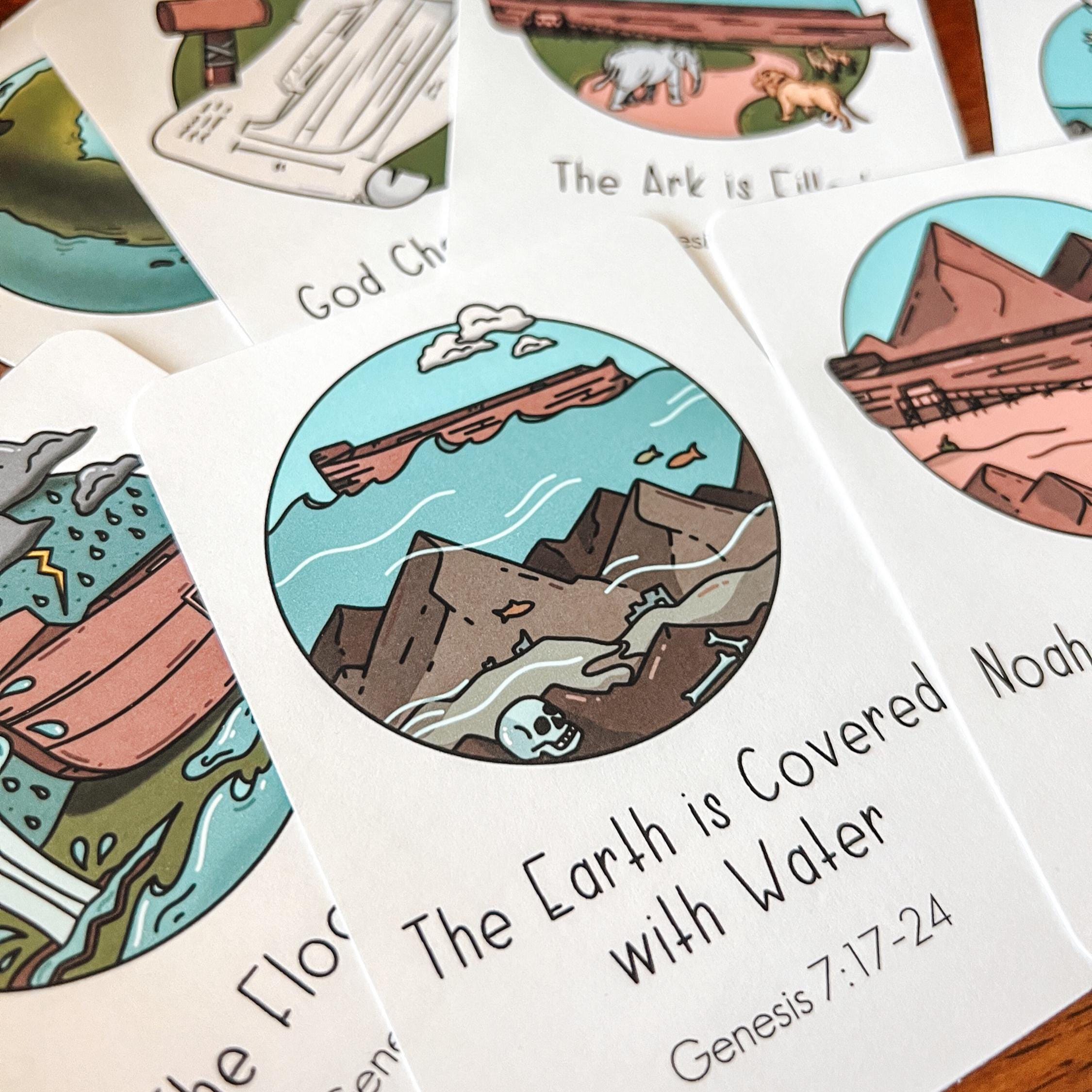 Noah's Ark Kids Bible Study, Noahic Covenant Rainbow Printable Activity ...