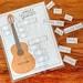 Guitar Parts Printable Memory Game, Learning Guitar, Beginner Acoustic ...