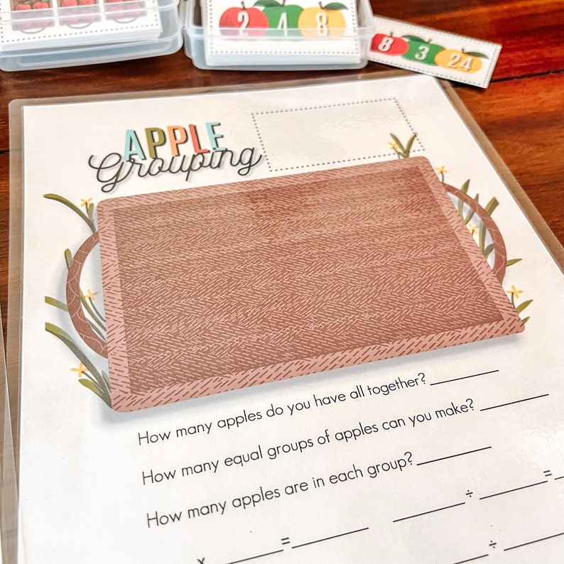 Multiplication Division Fact Family Math Practice Set | Etsy