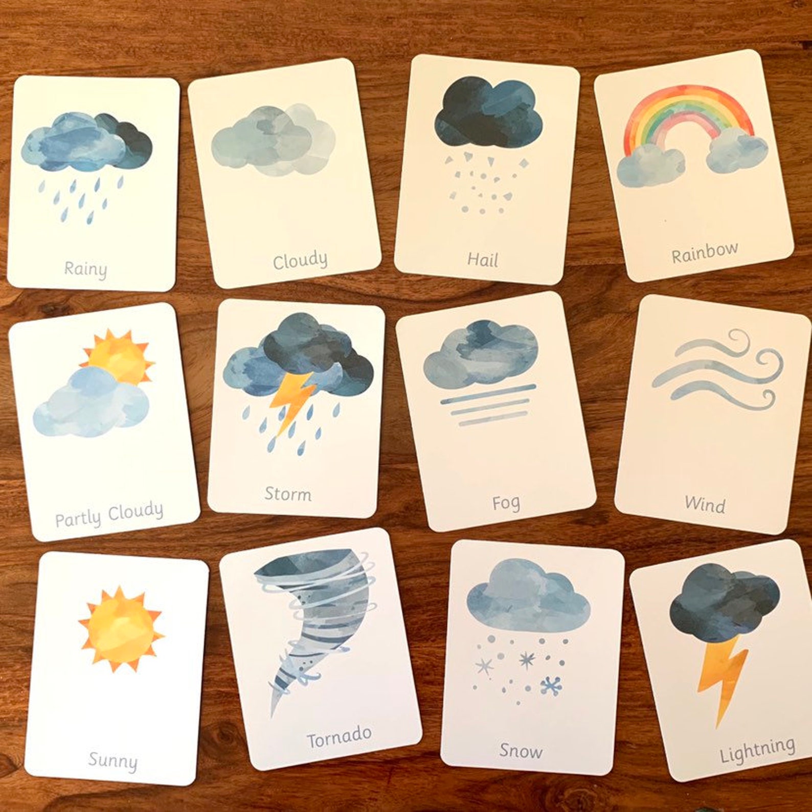 Montessori Weather Activity Set Printable Homeschool Weather - Etsy ...