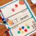 Counting Dice Game, Preschool Math Game, Counting Practice, Kids Math ...