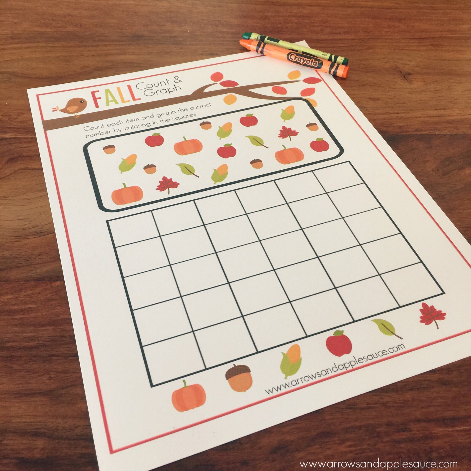 Fall Preschool Activity PRINTABLE Bundle, Alphabet Puzzles, Tracing ...