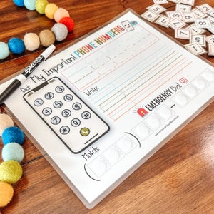 Phone Number Kids Activity, Phone Number Practice, About Me Learning ...