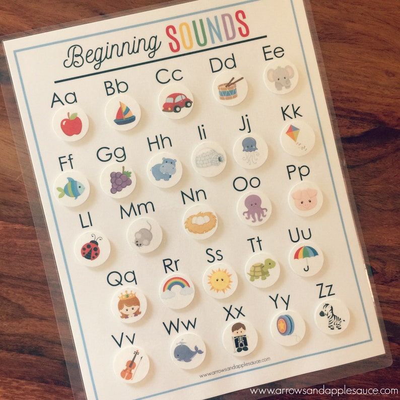 Beginning Sounds Alphabet Practice Vowel Sounds Classroom | Etsy Canada