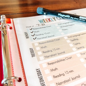 Editable Weekly Checklist, Student Calendar, To-do List, Task Chart ...