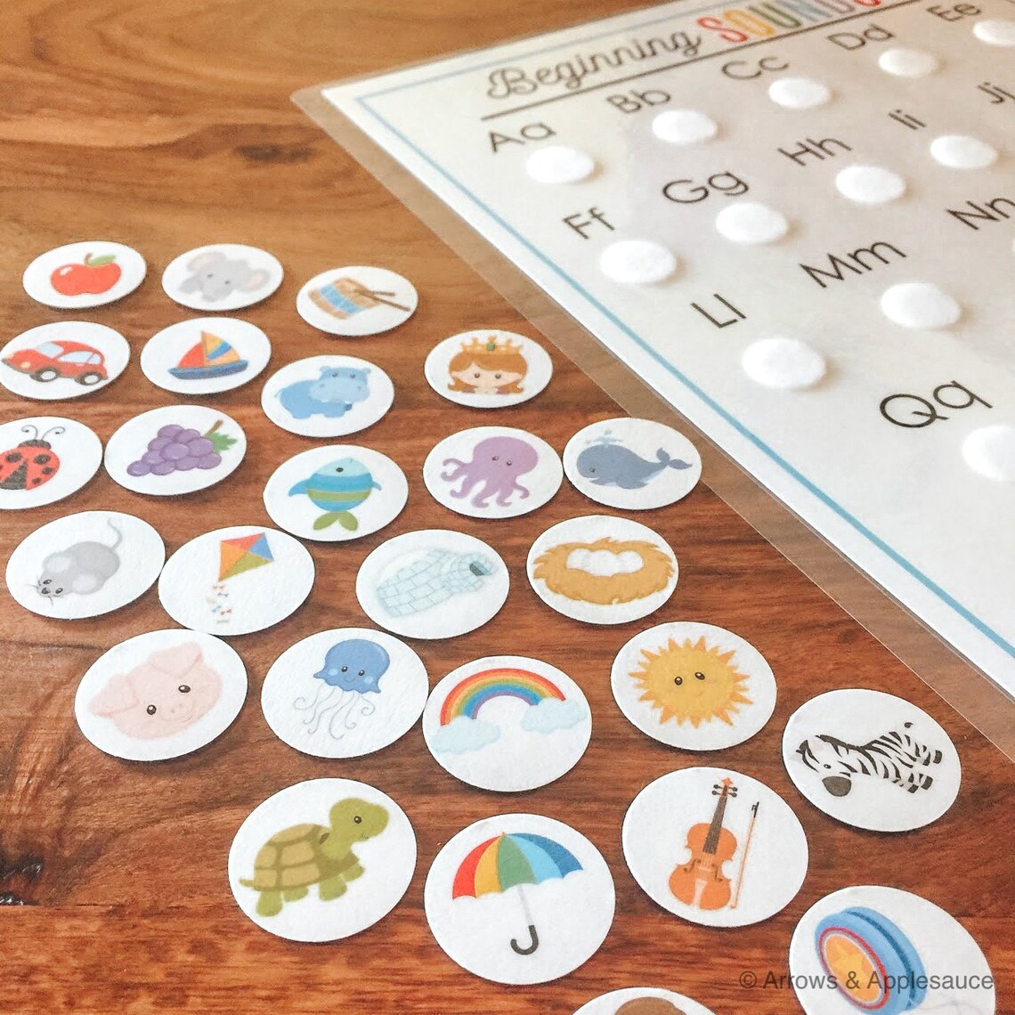 Beginning Sounds Printable Alphabet Game Preschool - Etsy