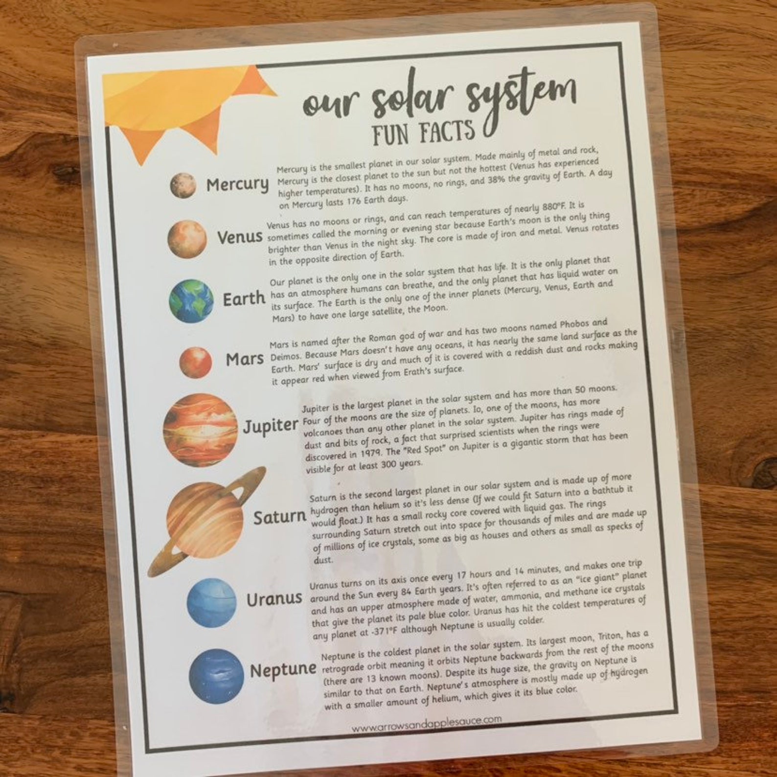 Solar System Printable Memory Game Planets Activity Learning - Etsy
