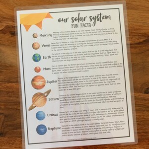 Solar System Printable Memory Game, Planets Activity, Learning About ...
