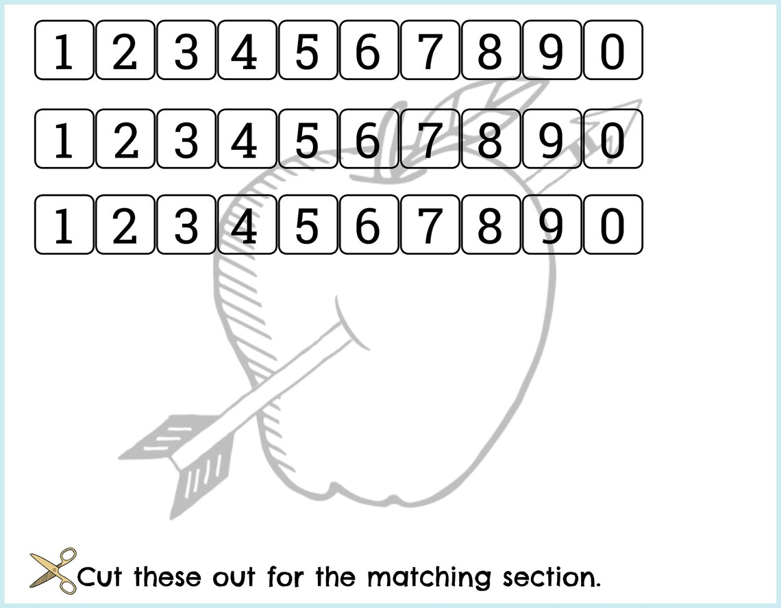 Phone Number Kids Activity Phone Number Practice About Me - Etsy