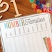 Number Families Printable, Number Sorting Activity, Count to 100, Kids ...