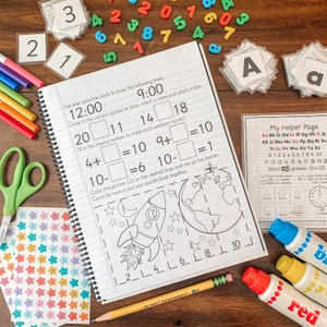 Kindergarten Journal, Printable Daily Kindergarten Activity, Learning ...