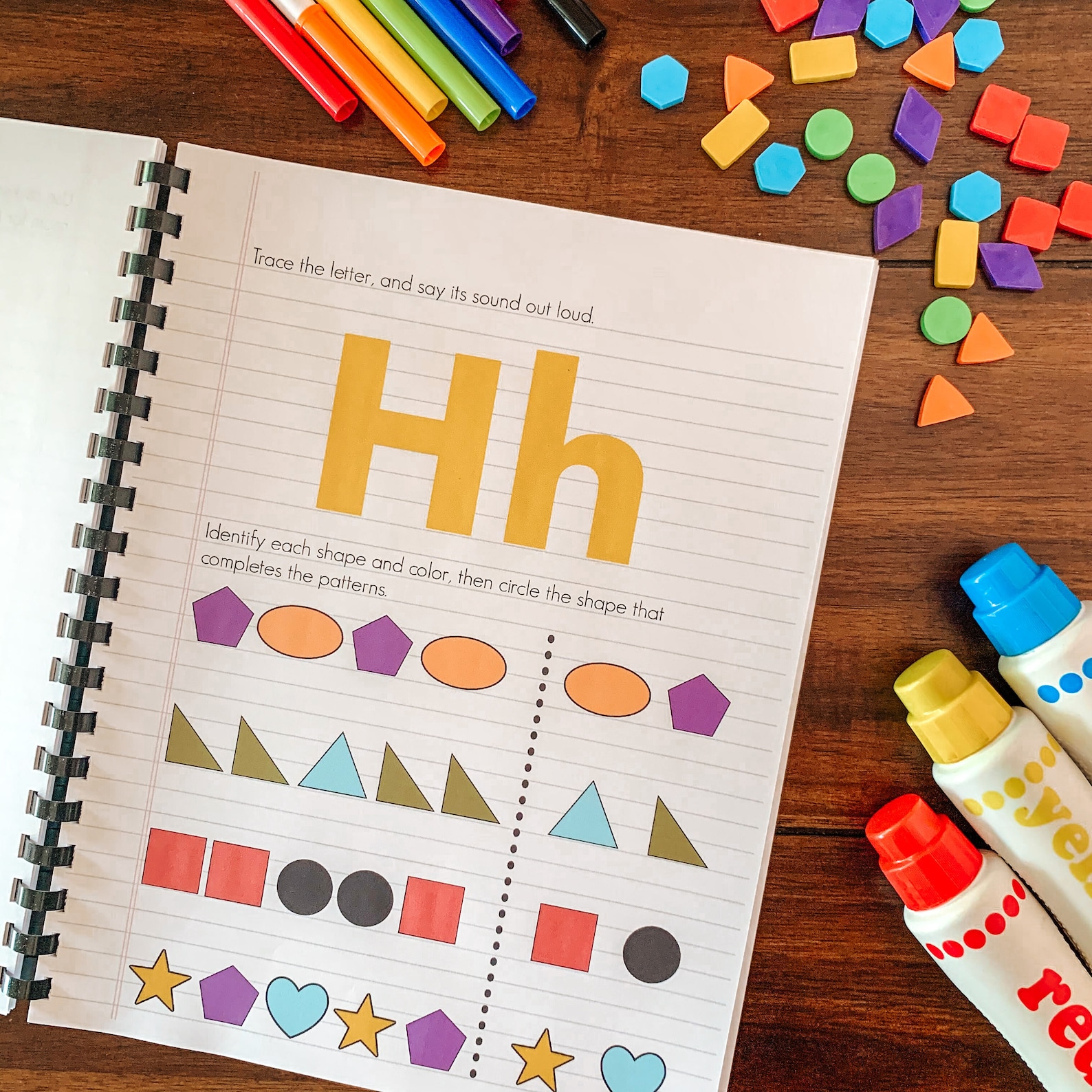 Preschool Journal Printable Daily Preschool Activity - Etsy