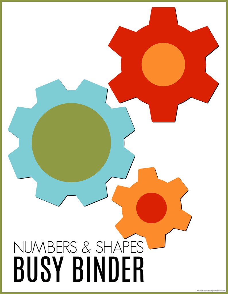 Numbers & Shapes Busy Binder Printable Preschool Curriculum - Etsy Canada