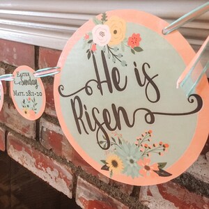 Easter Holy Week Countdown, Printable Banner & Bible Verses, Christian ...