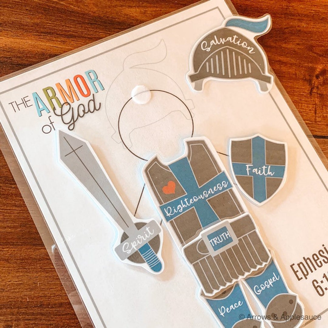 Armor of God Printable Activity, Bible Lesson, Ephesians, Sword of the ...