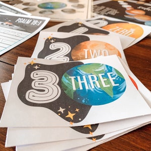 Space Unit Study, Printable Outer Space Curriculum, Kindergarten ...