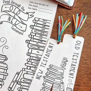 Bible Reading Trackers, Printable Journaling Page, Bible Bookmarks ...