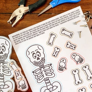 Skeleton Anatomy Activity, Printable Human Bones Lesson, Moving ...