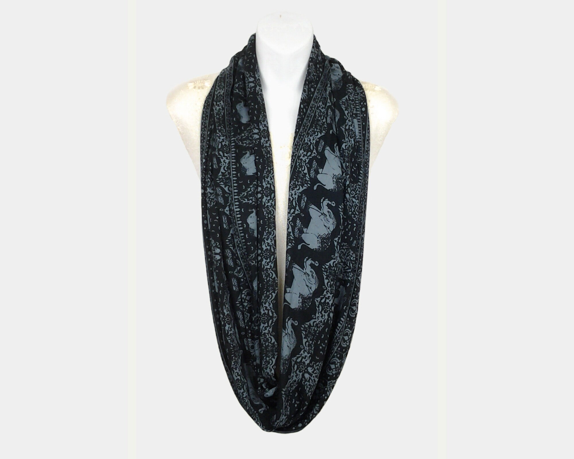 Assorted Print Infinity Scarves - Wide - Light-weight Rayon - Etsy