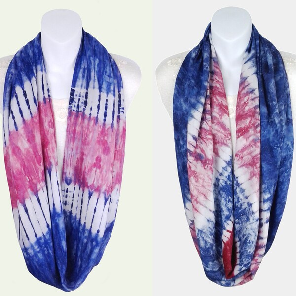 Red White Blue Scarf - Etsy