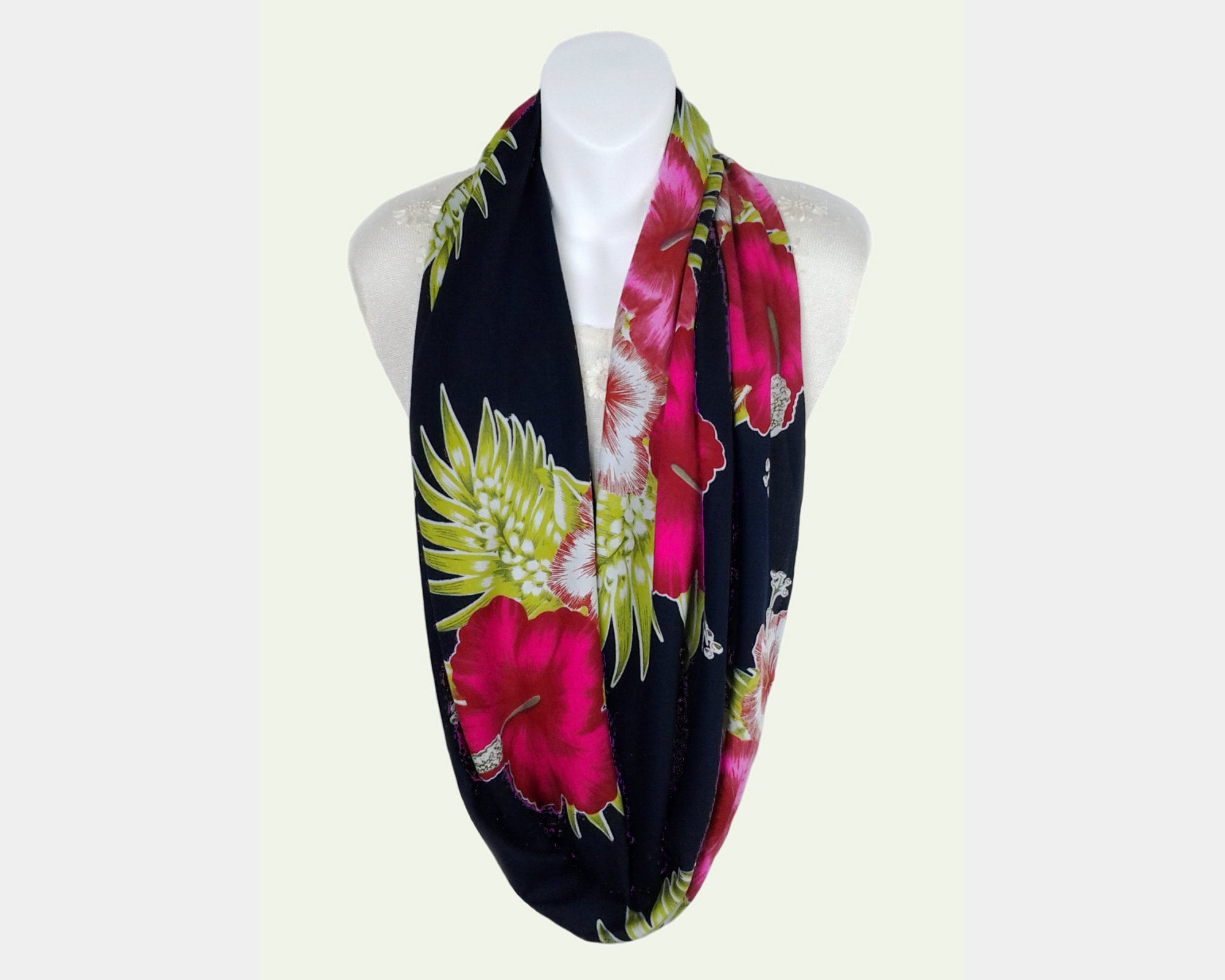 Assorted Print Infinity Scarves - Wide - Light-weight Rayon - Etsy