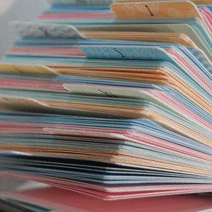 Rolodex Cards - 6 Colors - Lined - Etsy