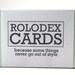 Rolodex Cards Double Sided 4 Color Set Pale Shabby Colors - Etsy