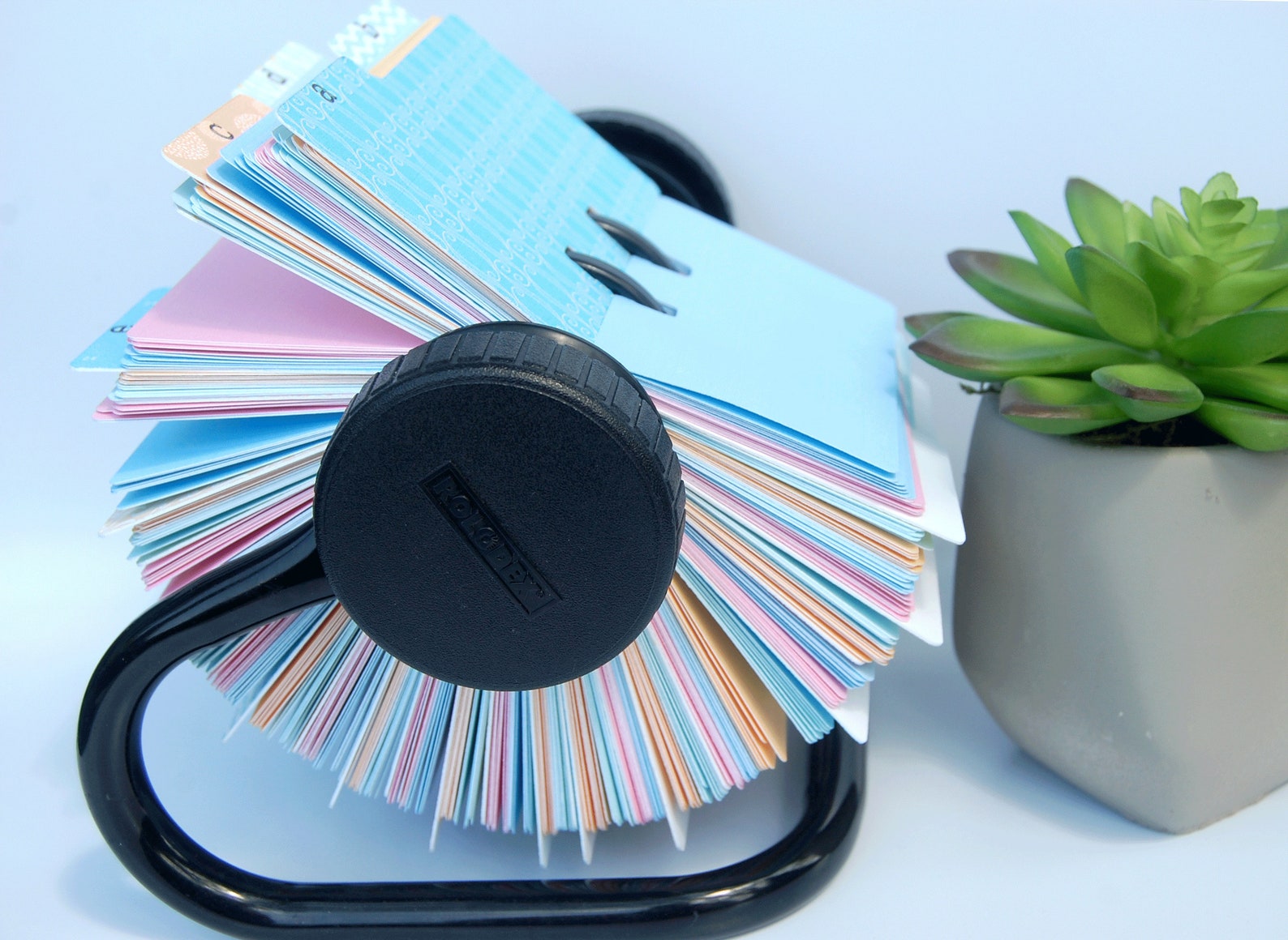 Rolodex Cards Double Sided 4 Color Set - Etsy
