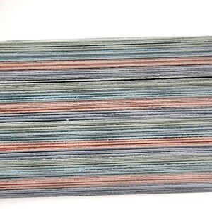 Rolodex Cards - Double Sided 4 Color Set - Pale Shabby Colors - Etsy