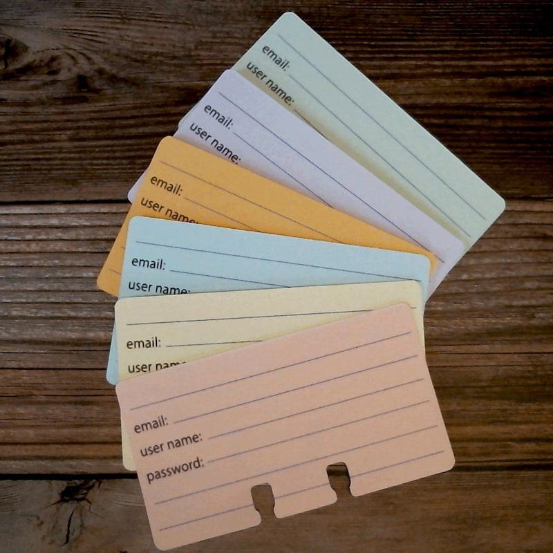 Yellow Password Book - Etsy