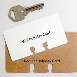 Mini Rolodex Cards - Double Sided 4 Color Set - Pale Shabby Colors - Etsy