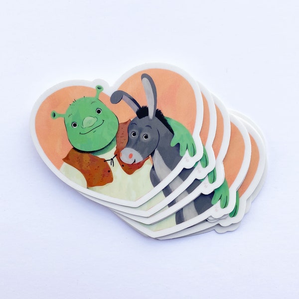 Shrek Donkey Sticker - Etsy