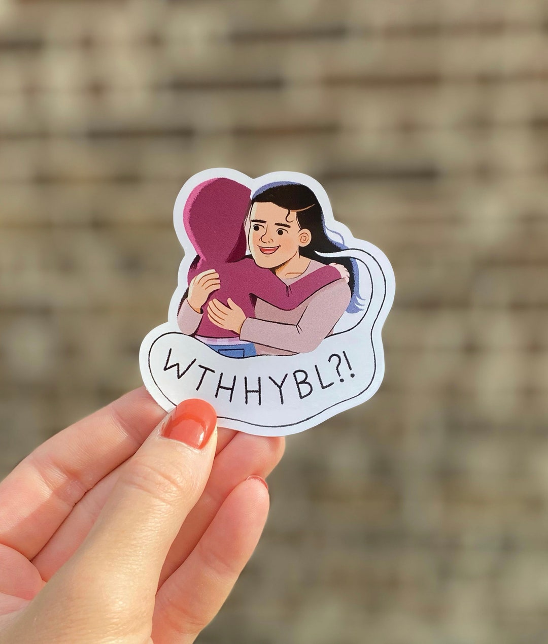 WTHHYBL Sticker, Twilight Quote, Waterproof, Jacob Black, B!WTHHYBL? - Etsy