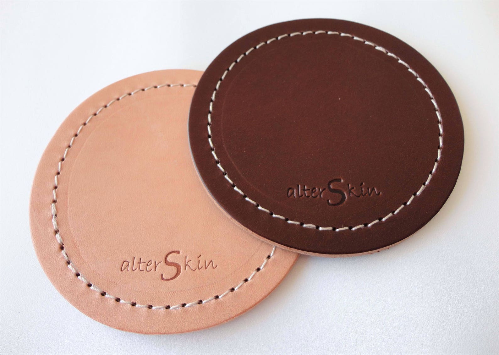 Genuine Leather Cup Base - Etsy