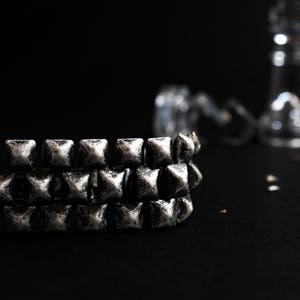 Men Silver Finish Pyramid Chain Bracelet - Hades/alterskin - Etsy
