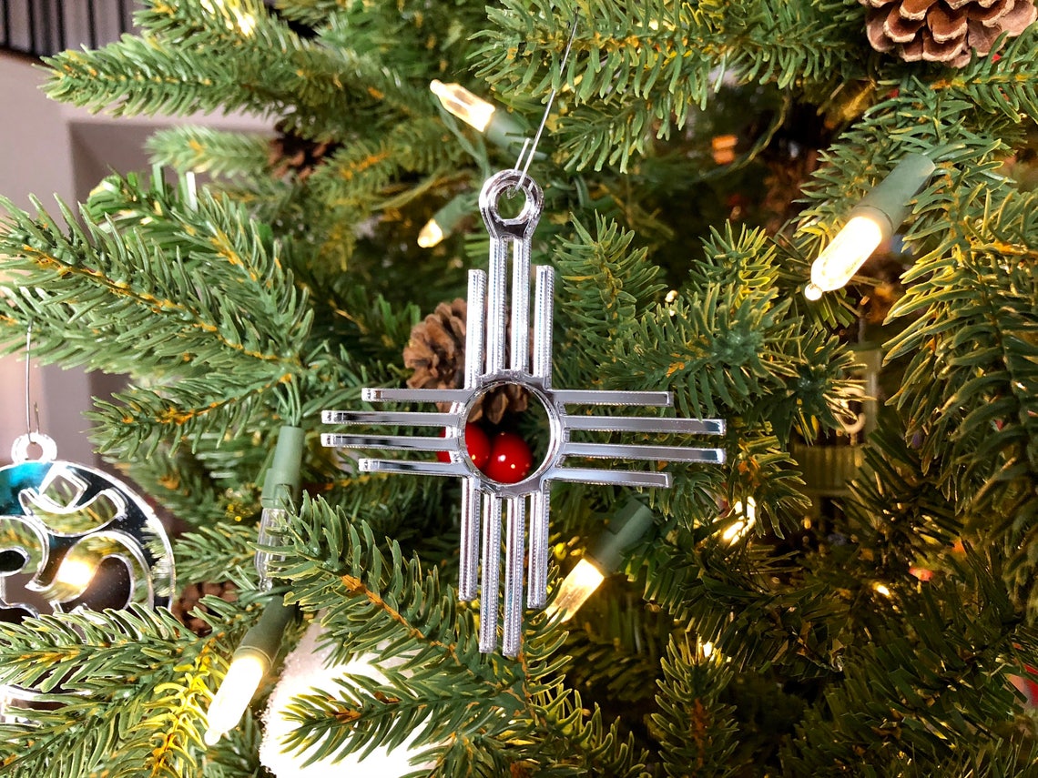 Zia Ornament Zia Tree Ornament Zia Pueblo Christmas | Etsy
