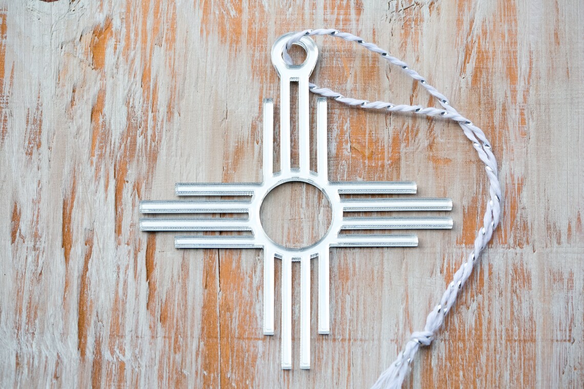 Zia Ornament Zia Tree Ornament Zia Pueblo Christmas | Etsy