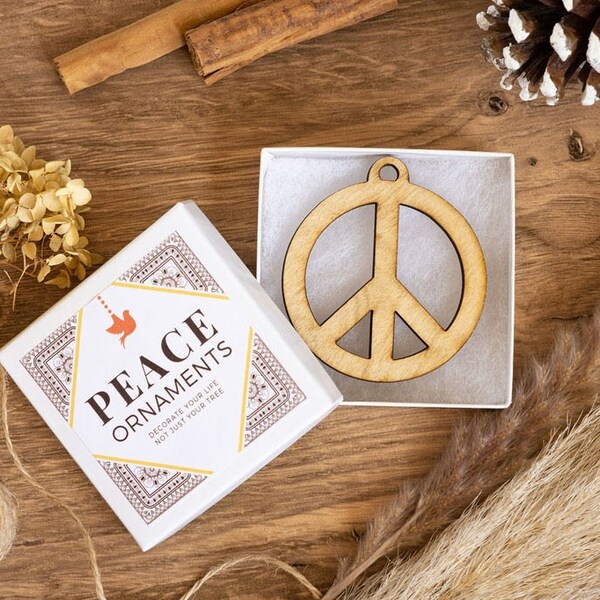 Peace Ornament - Etsy