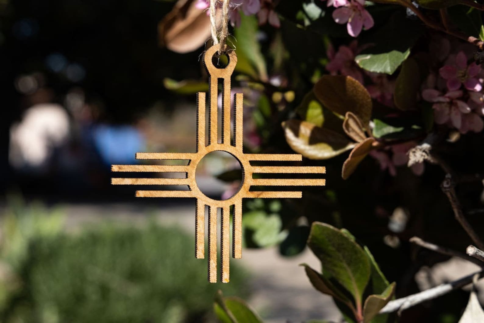 Zia Ornament, Zia Tree Ornament, Zia Pueblo Christmas Ornament, Zia ...