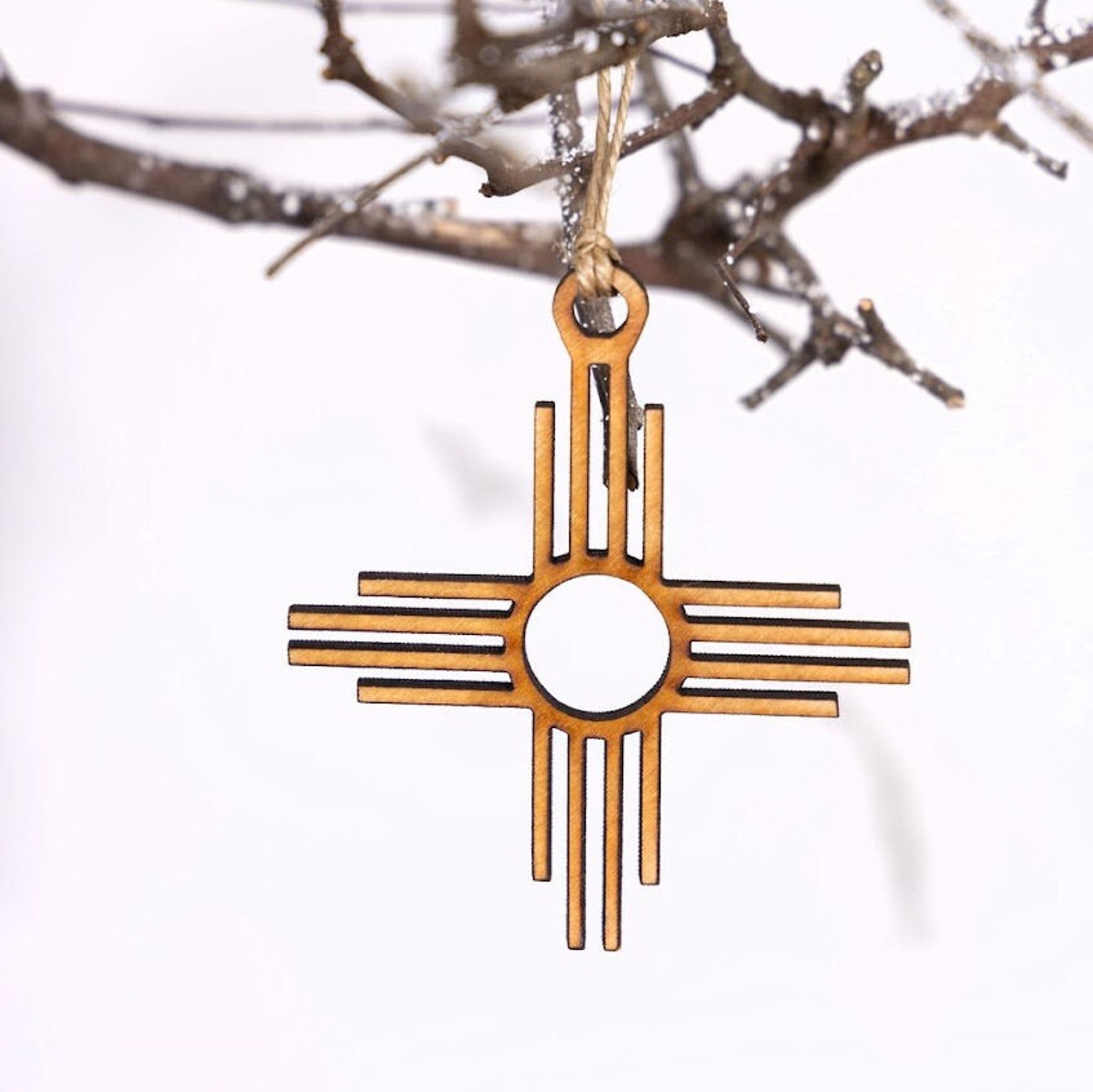 Zia Ornament, Zia Tree Ornament, Zia Pueblo Christmas Ornament, Zia ...