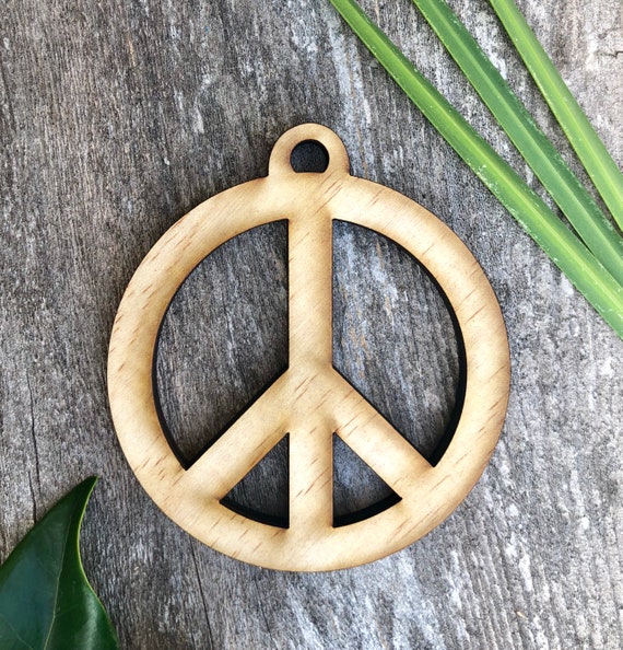 Peace Ornament Peace Christmas Tree Ornament Peace Sign | Etsy
