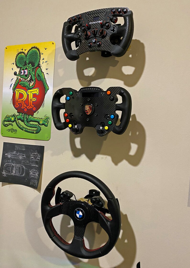 Fanatec QR1 Steering Wheel Wall Mount - Etsy