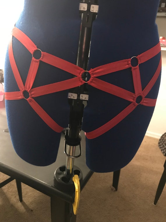 Lower body harness with o rings | Etsy