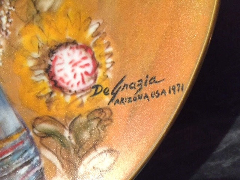 Degrazia Collector Plate little Cocopah Indian Girl - Etsy