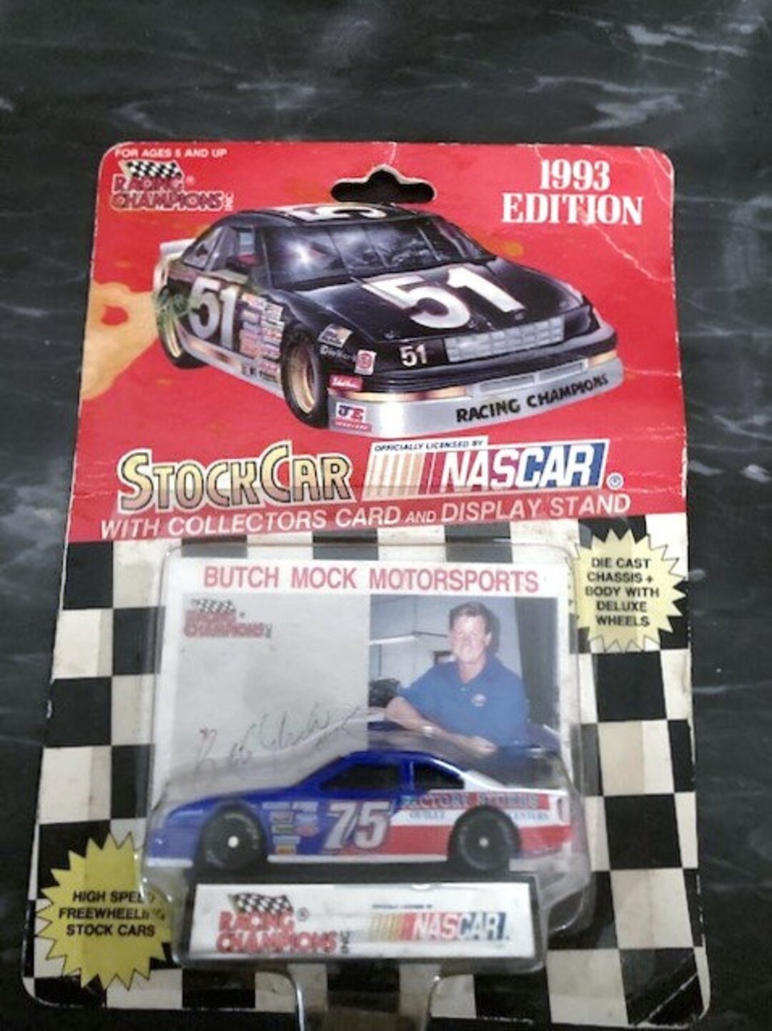 Butch Mock NASCAR 1:64 Scale Racing Champions 75 Butch Mock Motorsports ...