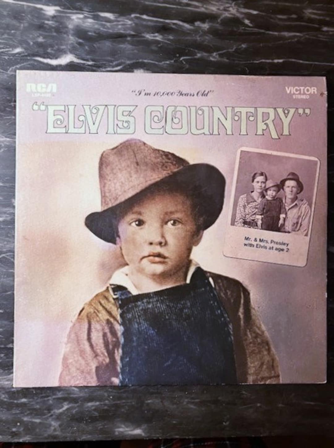 Elvis Presley: elvis Country i'm 10,000 Years Old 33 RPM Vinyl Album - Etsy