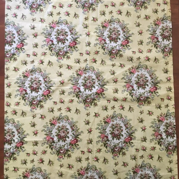Floral Chintz Fabric - Etsy