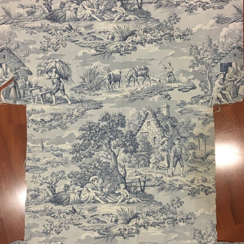 Antique Toile Fabric - Etsy